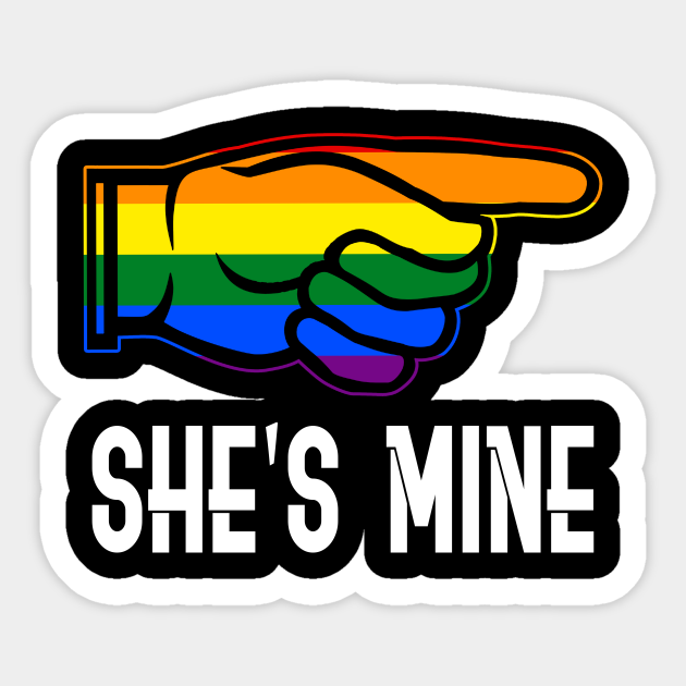 Lesbian Couple Im Hers Shes Mine Lgbt Matching Lesbian Couple Im